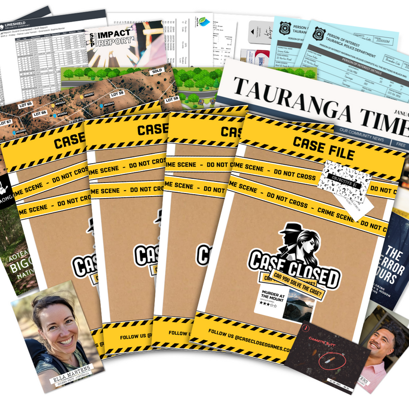 On The Case | Murder Mystery Games – CaseClosed