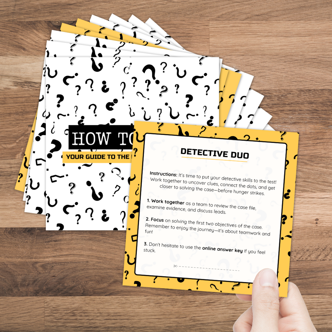 On The Case | Murder Mystery Games – CaseClosed